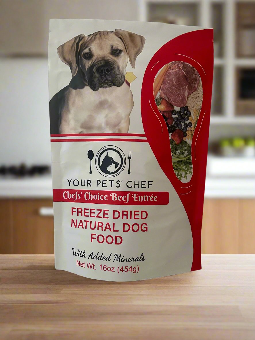 Freeze-Dried Chefs' Choice Beef Entrée – Your Pets' Chef